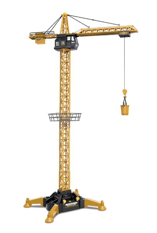 Extra large remote control children's toy tower crane crane hook ...