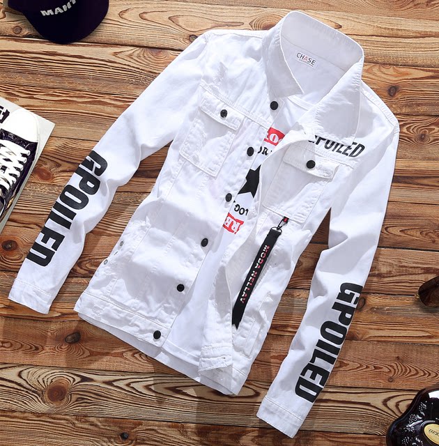 Spring and autumn new design denim jacket men's Korean style trendy ...
