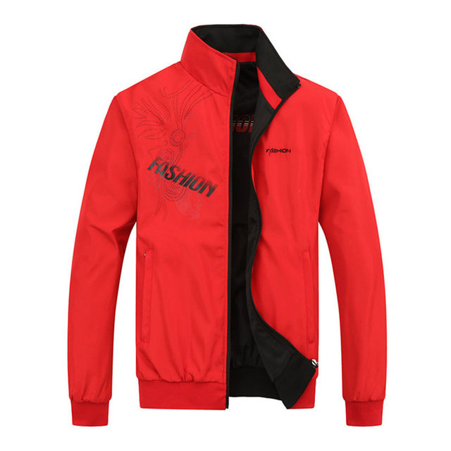 Double -sided men's jacket casual jacket spring autumn youth large size ...