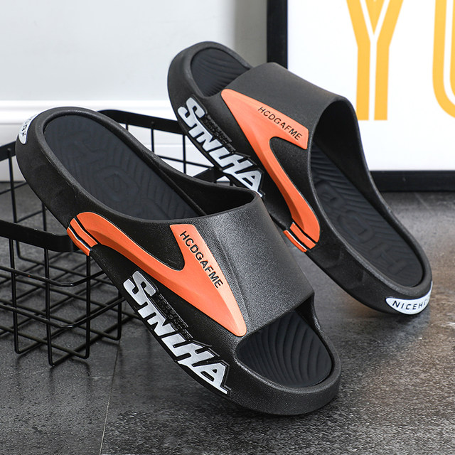 Wear new beach sand slippers Men's thick bottom, anti -slip, anti ...