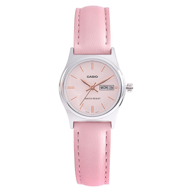 2024 new women's Casio watch female pink cherry blossom pink female ...