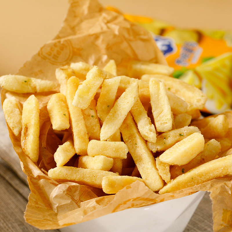 Crispy Rise Pommes Frites - 50er Packung Honigbutter Kartoffelstreifen ...