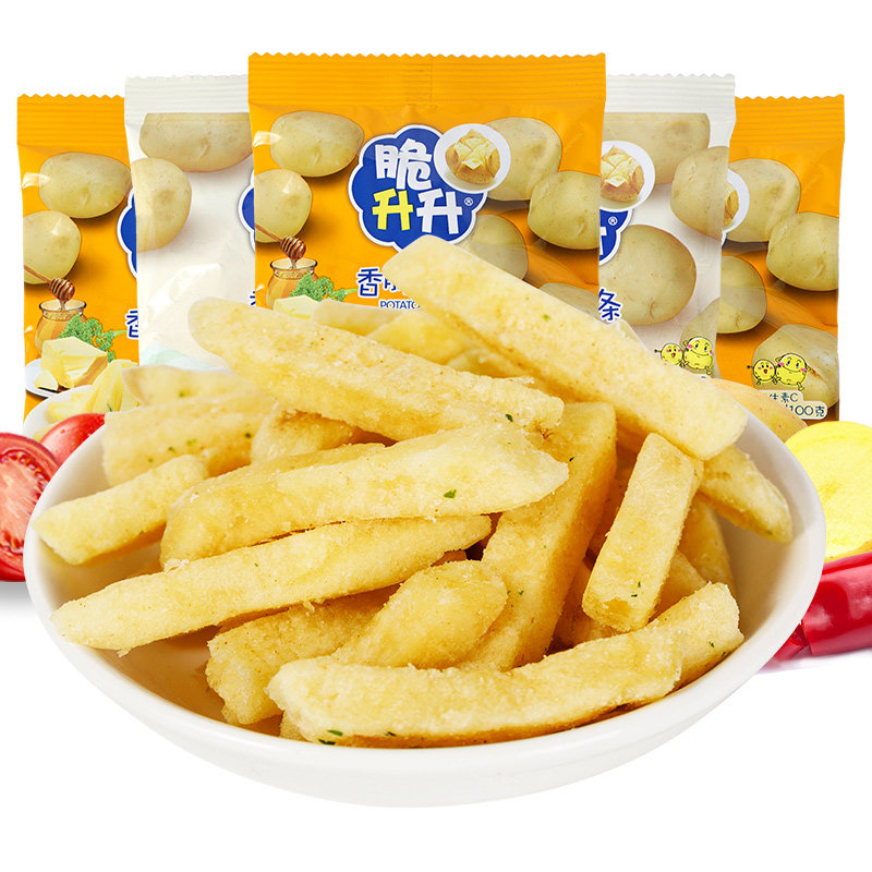 Crispy Rise Pommes Frites - 50er Packung Honigbutter Kartoffelstreifen ...