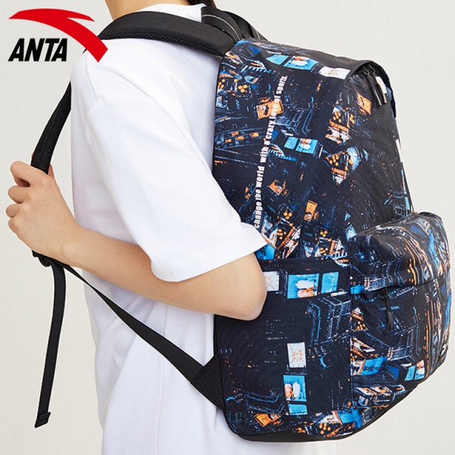ANTA Backpack for Men and Women 2024 Summer New Trendy Computer Bag ...