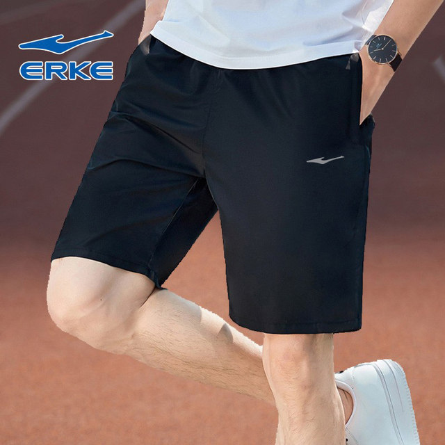 Hongxing Erke ice silk shorts men's quick-drying sports pants summer ...