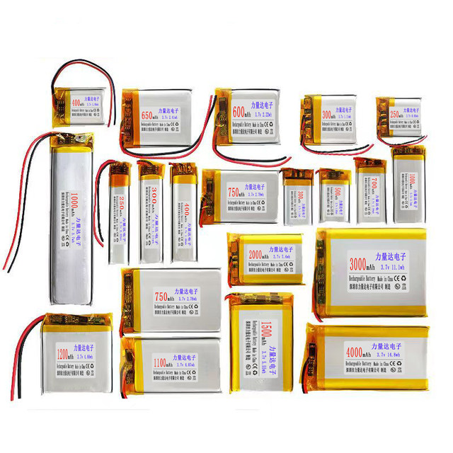 3.7V polymer lithium battery watch electronic scale large capacity ...
