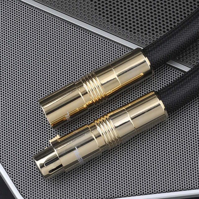 Akihabara audiophile grade single crystal copper balanced line Canon male to female mixer ...