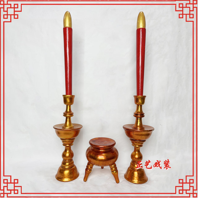 Opera candle, incense burner, candle holder, drama, Peking opera stage ...