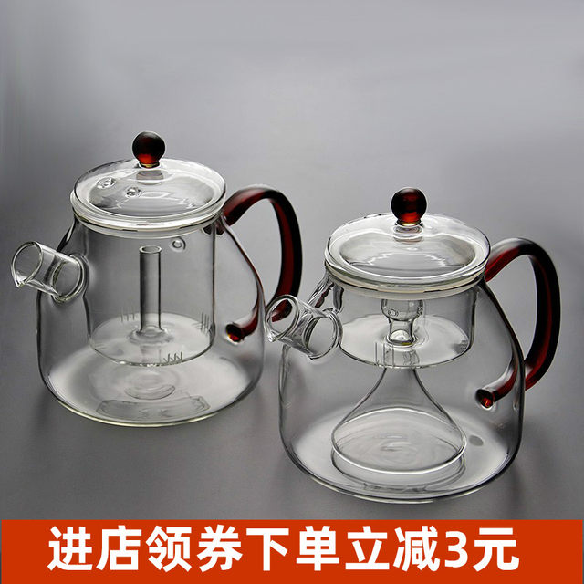 Electric ceramic stove heat-resistant glass steaming teapot teapot ...