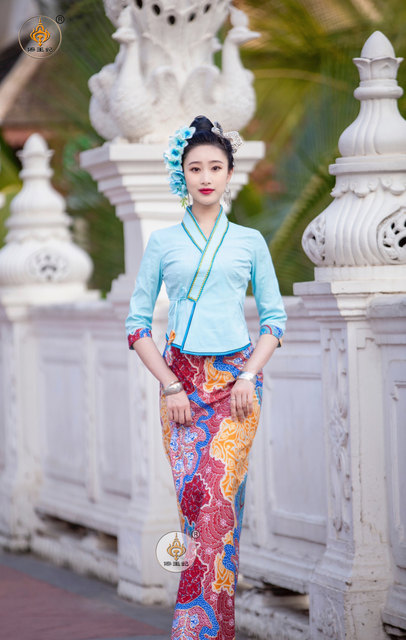Dai princess clothing Dai traditional spring and summer women's set ...