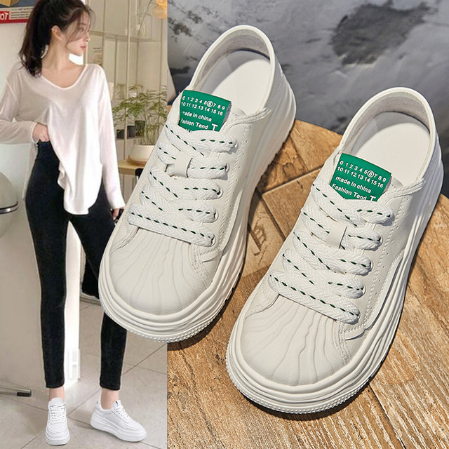 Shell toe white shoes for women 2024 new autumn dissolving shoes ...