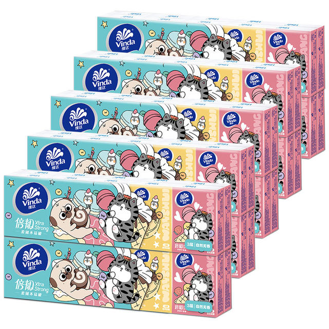 Vinda handkerchief paper small package paper towel portable portable ...