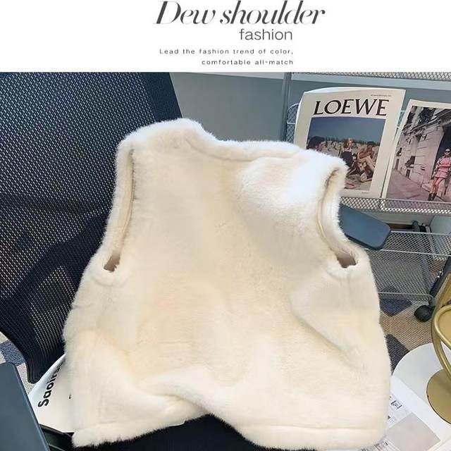 Small Xiangfeng double-breasted vest jacket for women in autumn and ...