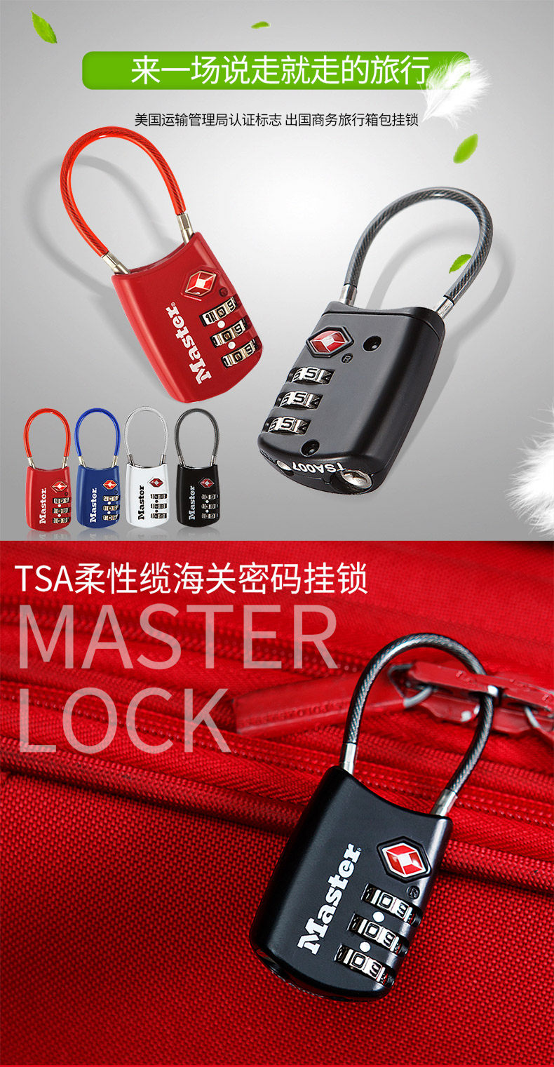 Combination lock - Blue original model | Master lock