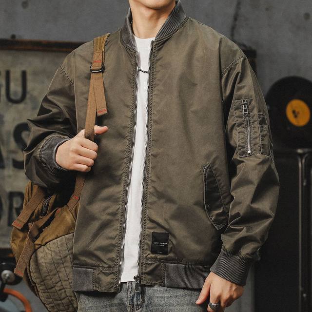 American MA1 classic bomber jacket men's 2024 new clothing American ...