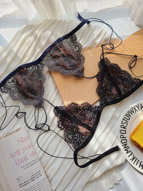 Ultra -thin sexy thin band laceless steel ring bras, comfortable and ...