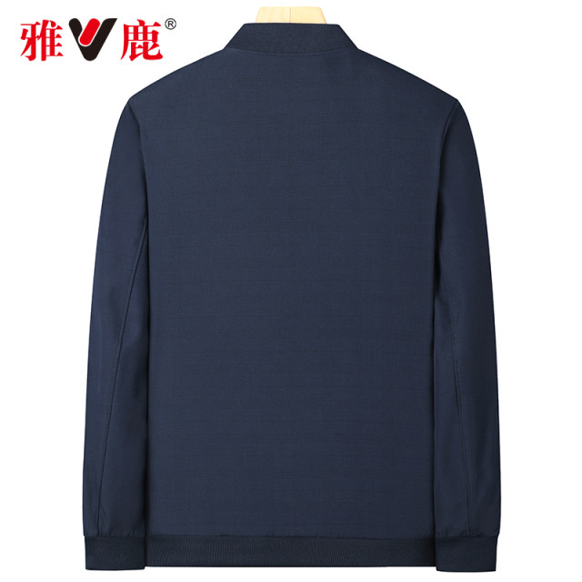Yalu Men's Business Casual Baseball Collar Short Jacket 2024 Autumn New ...