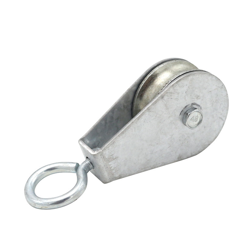 Crane driving wire rope suspension pulley ring tow cable mini pulley 2 ...