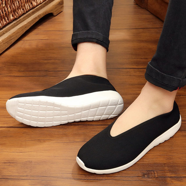 Chinese style old Beijing men's shoes retro traditional Chinese casual ...