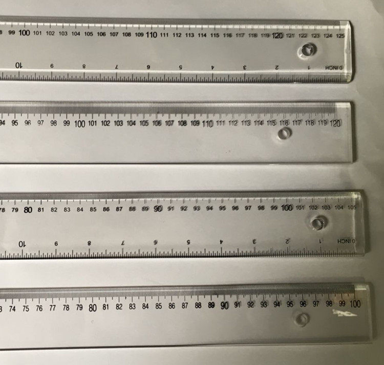 Righello Trasparente 60cm/1.25m - Plastica Organica Ispessita