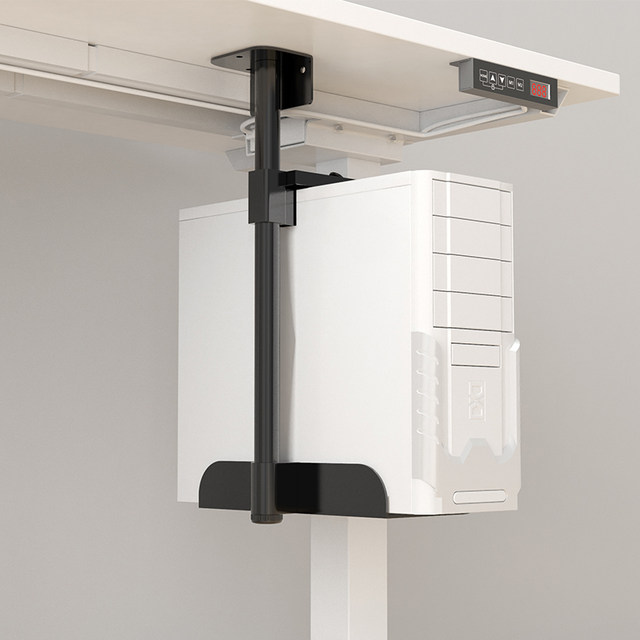 Hanging computer host bracket under the table main frame desktop ...
