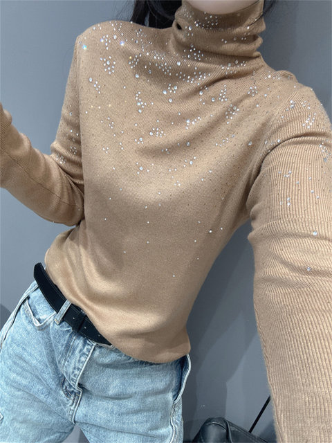European high-end sweater knitted sweater long sleeves for women in ...