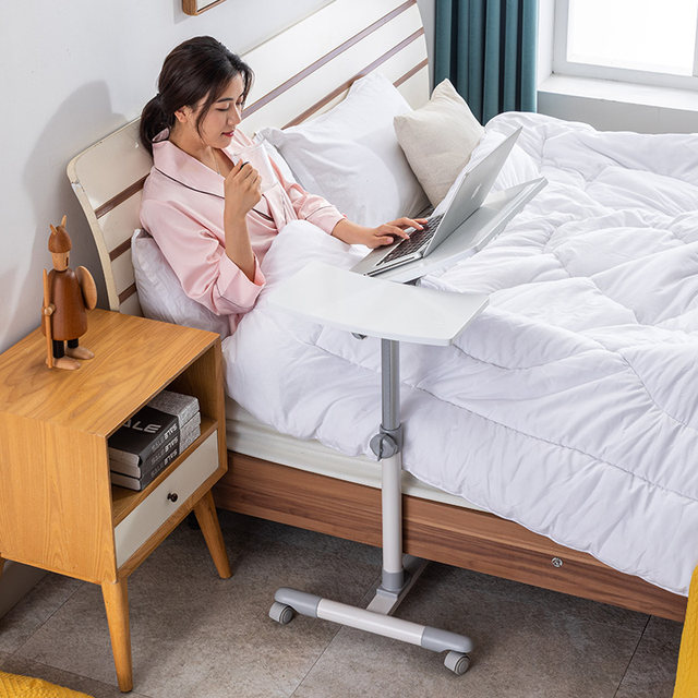 Japanese mountain industry SANWA mobile computer table lazy table side ...