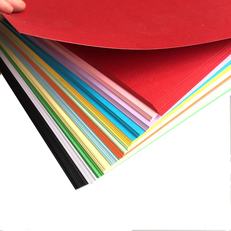 Cartoncino Rigido A4 - 230g Cartoncino Colorato Fatto a Mano - Nero e ...
