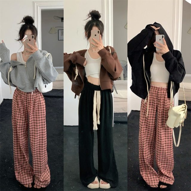 Thick American retro lazy style oversize sweater female autumn and ...