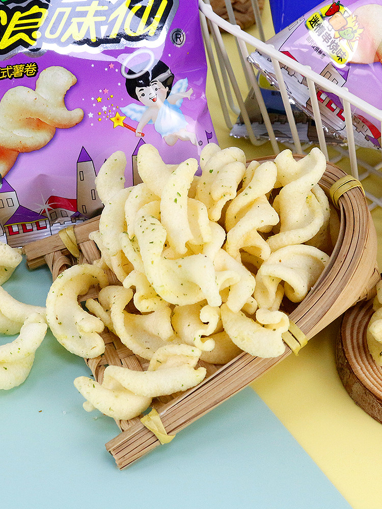 Wangwang Langwei Fairy Vegetable Flavor Children's Potato Chips - Snack ...