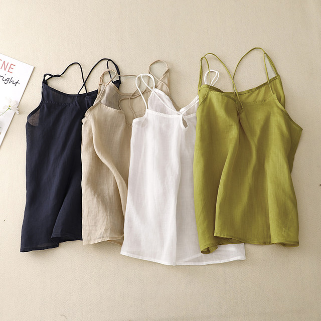 High -cargo white thin pure brillonis suspender vest female cross -back ...