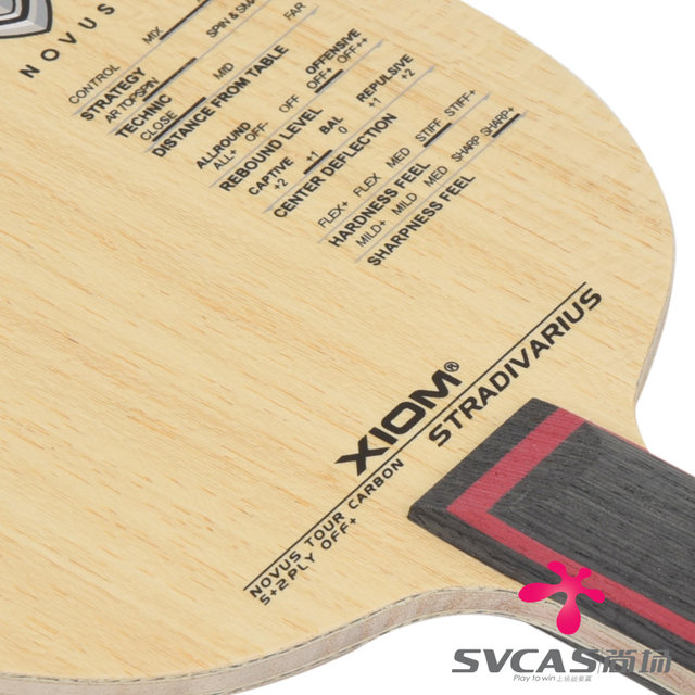 XIOM's arrogant era emperor table tennis bottom cricket Stradivarius full wood and carbon fiber ...