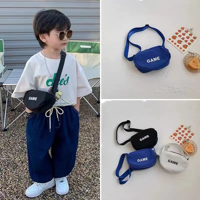 Children's bags, boys' crossbody bags, handsome trendy baby mini waist ...