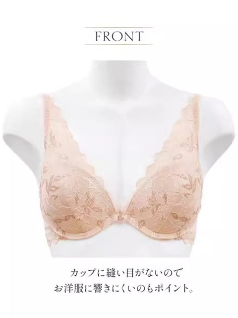 ANNEBRA underwear women's concentrated push-up and anti-sagging sexy luxury lace bra Flourish