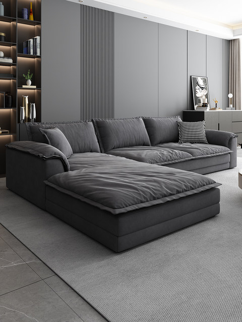 Italian-Style Minimalist Light Luxury Frosted Velvet Washable Fabric ...