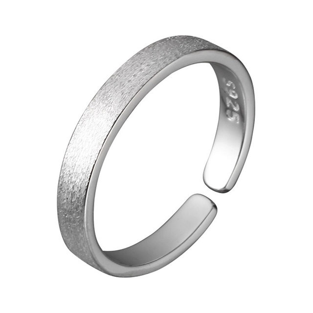 Wang Hedi's same style ring tail ring for men and women, high-end, simple, all-over S925 ...
