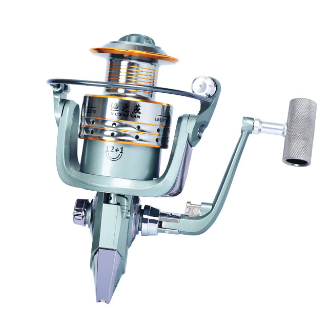 All-metal stainless steel crank spinning wheel 1000 micro-object fish ...