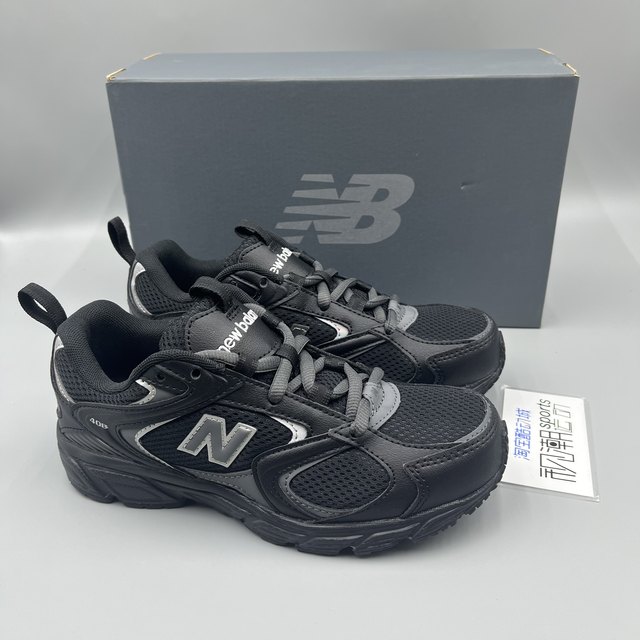 New Balance NB408 Black Samurai retro versatile mesh surface cushioning ...
