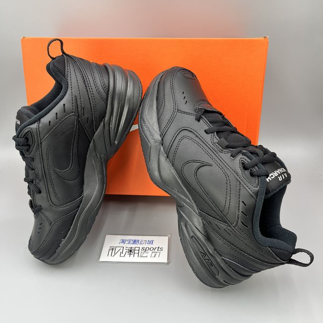 Nike AirMonarch Black Warrior classic retro sports and casual dad shoes ...