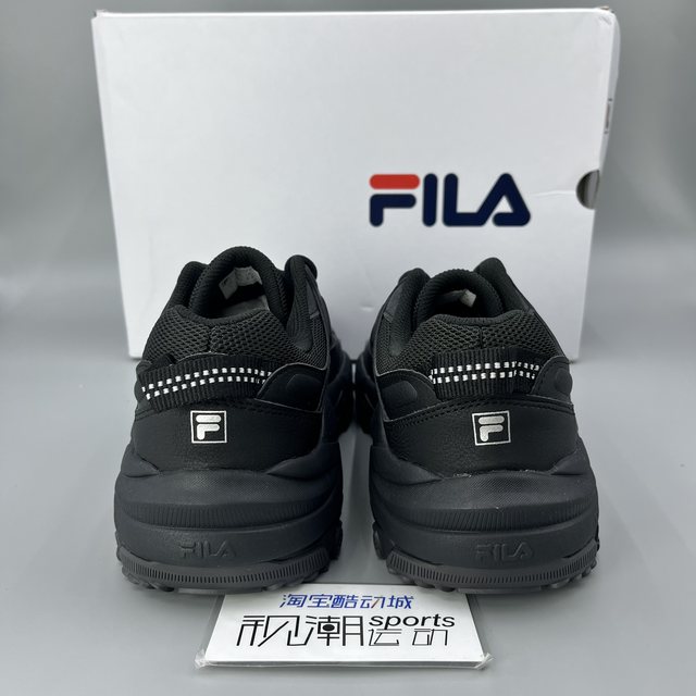 Fila Predator Ii Black Men's and Women's Retro Cushioning Dad Casual ...