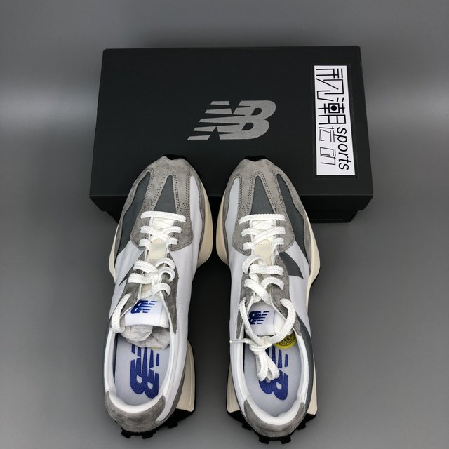 NewBalance NB327 Yuanzu gray men and women retro low-top cushioning ...