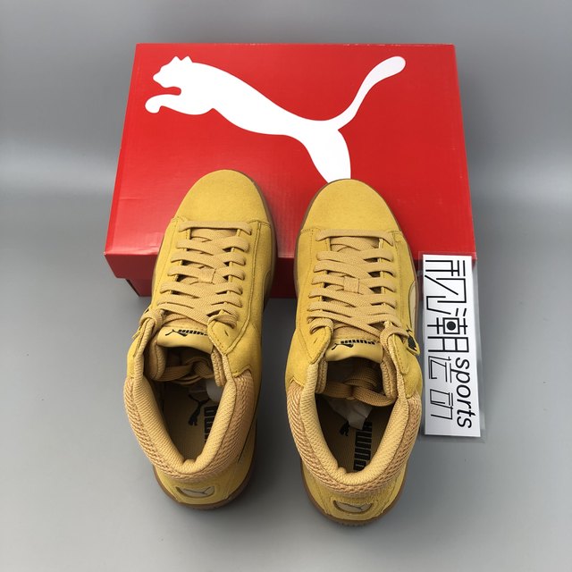 PUMA Puma 1948 MID wheat brown men and women retro thick soles to help ...