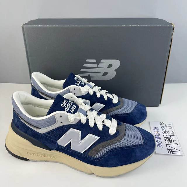New Balance NB997R Series Blue Silver Men and Women's Short, Anti ...