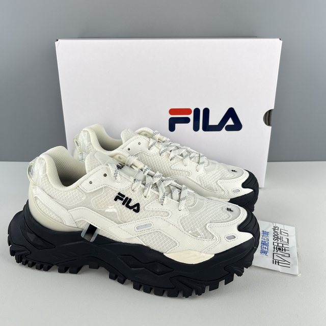 FILA Hard Candy Black and White Women's Thick Sole Increased Wear ...