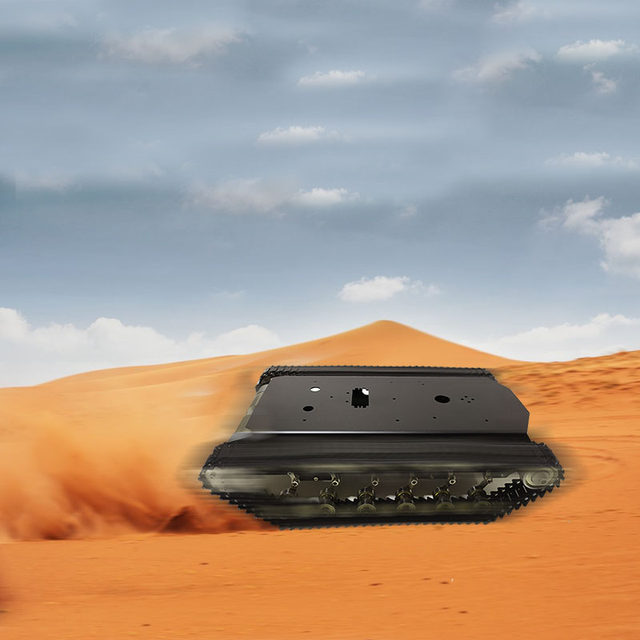 Metal track stainless steel open source smart car robot shock ...