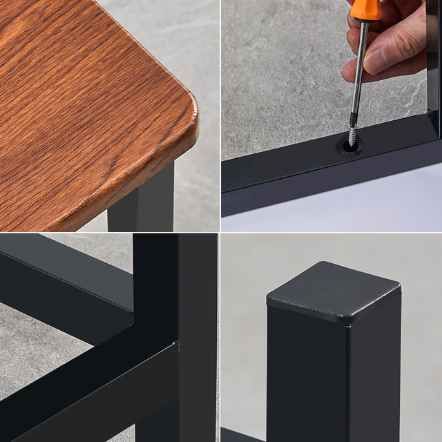 Thick work workshop square stool dining table stool dormitory student ...