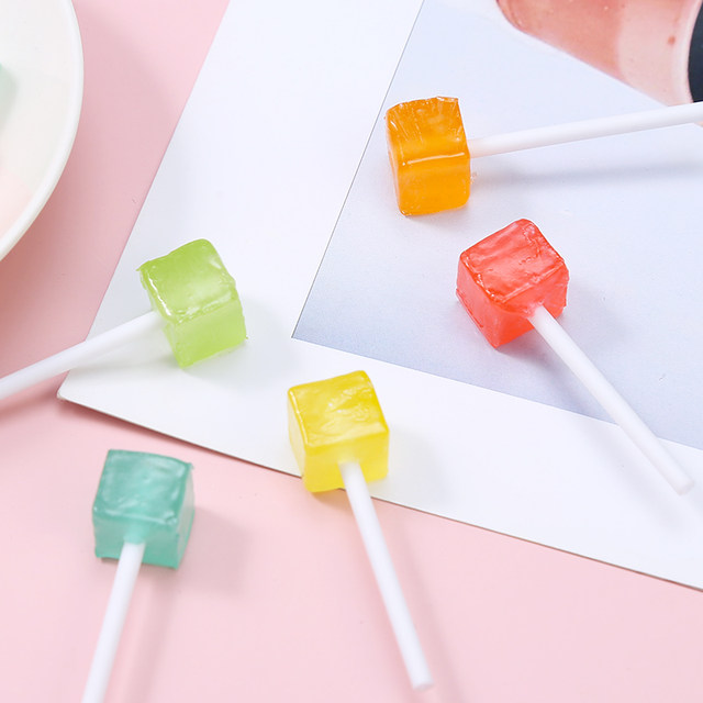 Lollipop Fruit Candy Mini Hammer Sliced Cube Sugar Mix Children's ...