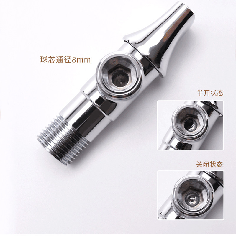 Weixing Copper Triangle Valve - Large Flow, Hot & Cold Water