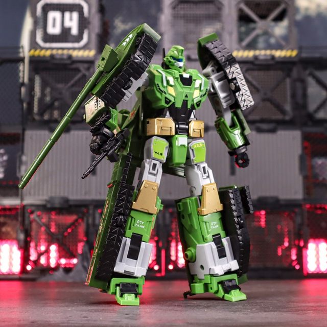 Military 8-in-1 Transforming Robot Toy Assembled Power Rangers Children ...