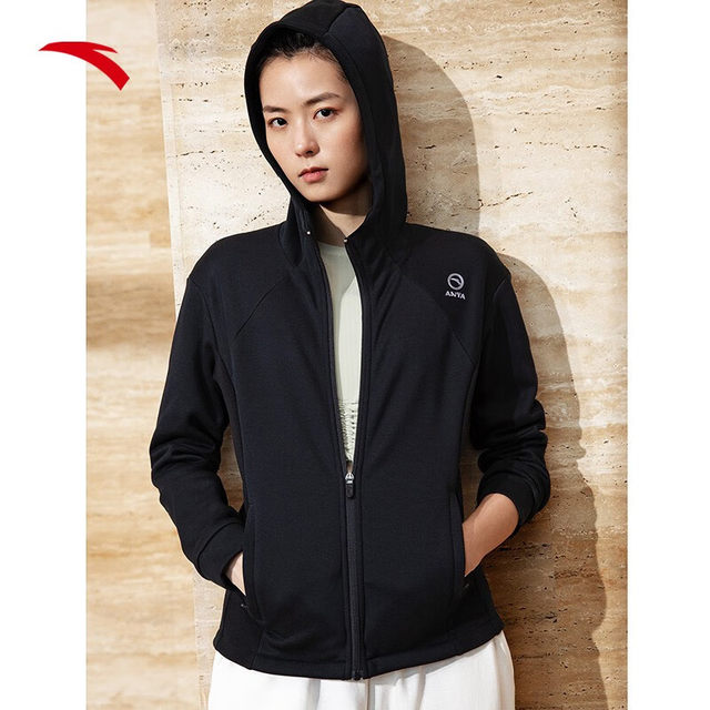 Anta Jacket Women's 2025 New Spring Windproof Heat Jacket Knitted ...